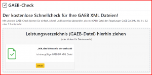 Die GAEB Datei aus Sicht des Handwerks - GAEB-Datei